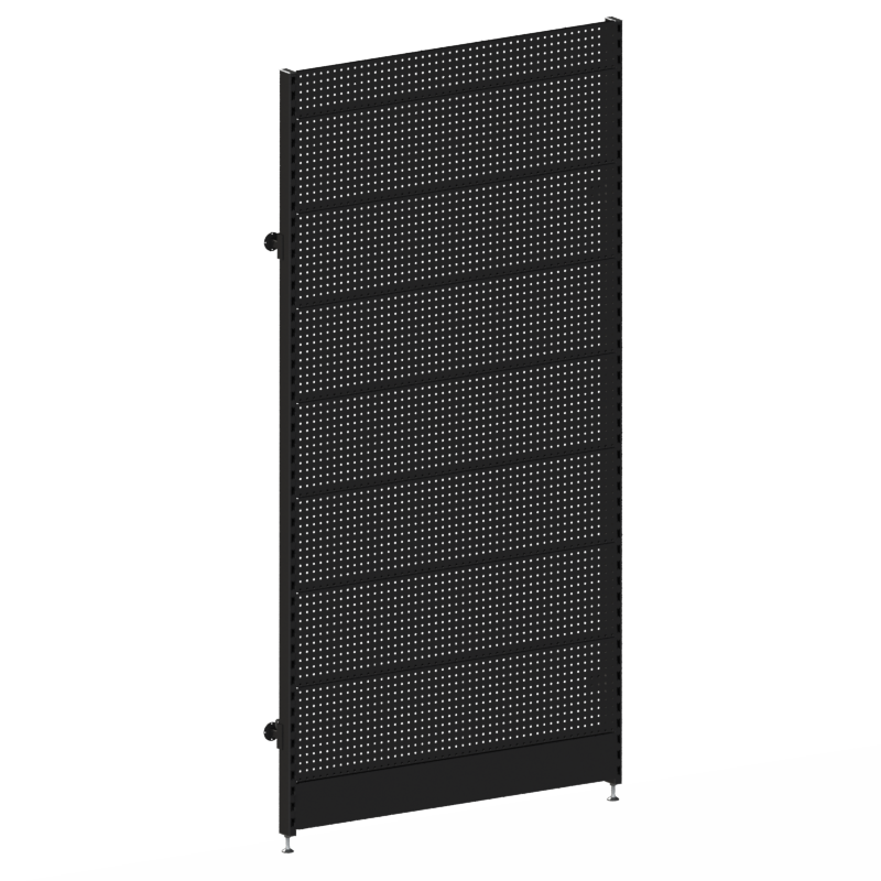 Wall Bay - Perforated Panels - Matte Black